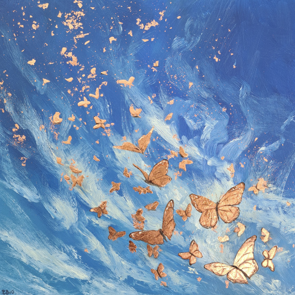 Bridget Bossart van Otterloo | Paintings | Monarch Migration
